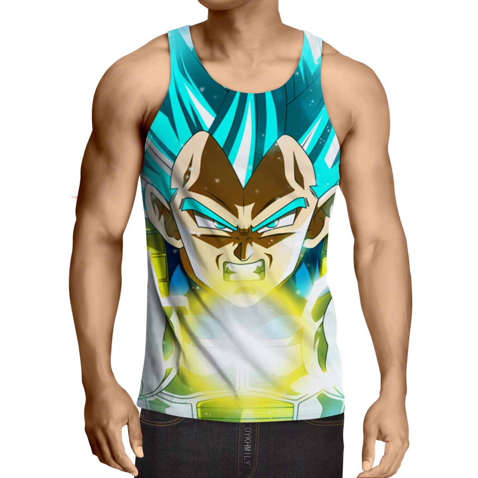 DBZ Vegeta Super Saiyan God Kamehameha Cool Style Tank Top