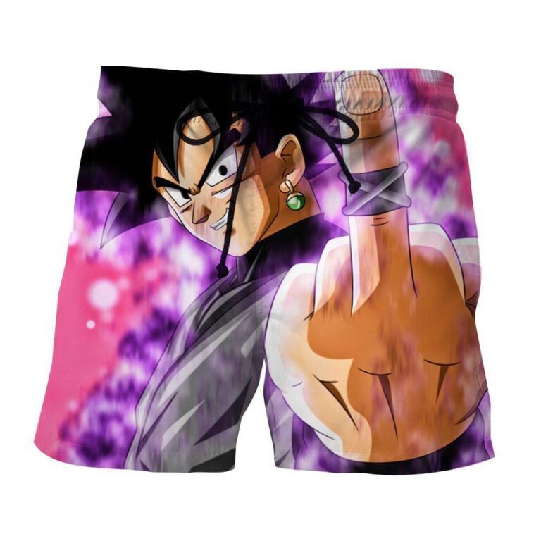 DBZ Goku Black Fusion Earing Villain Evil Burning Theme Shorts