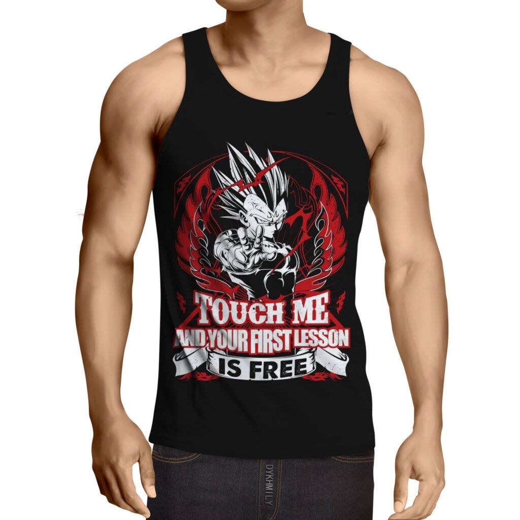 DBZ Majin Vegeta Super Saiyan Dope Quote Design Tank Top