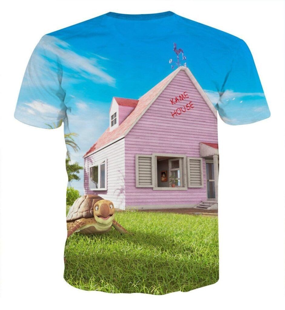 Dragon Ball Master Roshi Realistic Style Graphic Cool T-Shirt