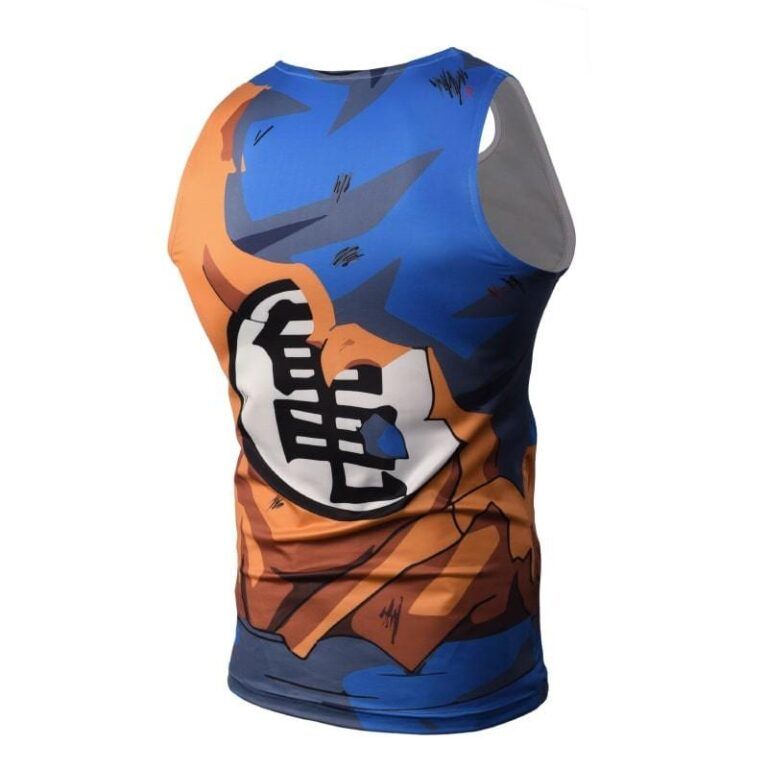 King Kai Training Go Symbol Goku Namek Uniform 3D Tank Top