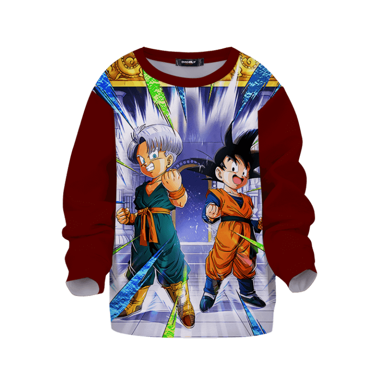 DBZ Budding Warrior Trunks & Goten Kid Cool Children’s Sweater