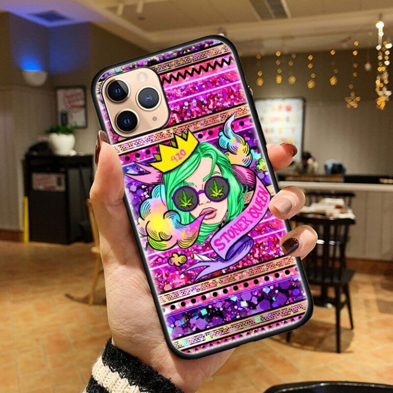 Dope 420 Stoner Queen Aztec Prints iPhone 12 Cover
