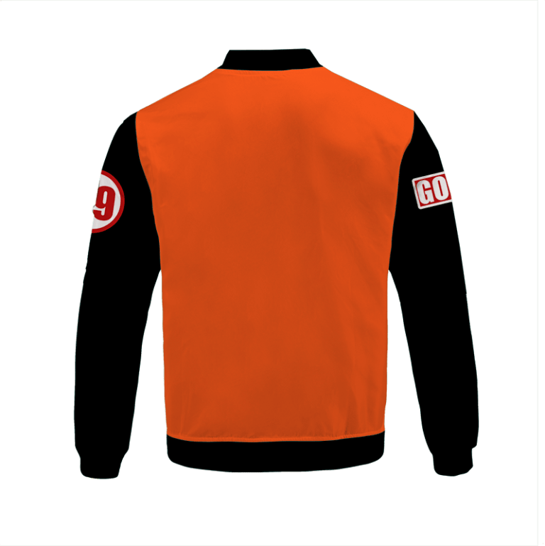 Dragon Ball Z Goku 59 Cool Minimalist Cosplay Bomber Jacket