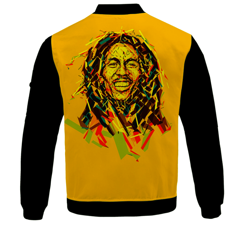 Bob Marley Singing Reggae Stoner Legend Awesome Bomber Jacket - Saiyan ...