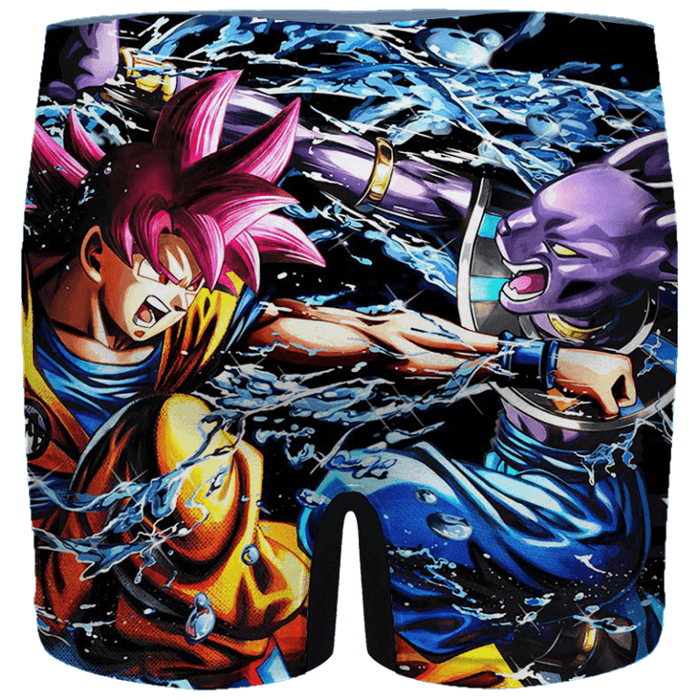 DBZ Goku Back Pose Awesome Ultra Instinct Men’s Brief