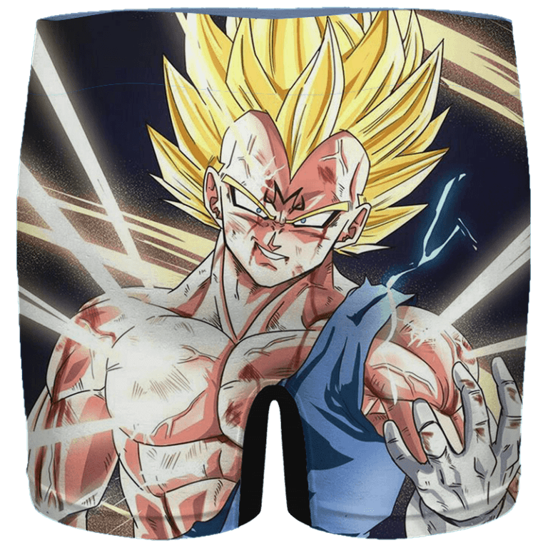 DBZ Majin Vegeta Injured Manga Style Men’s Boxer Brief