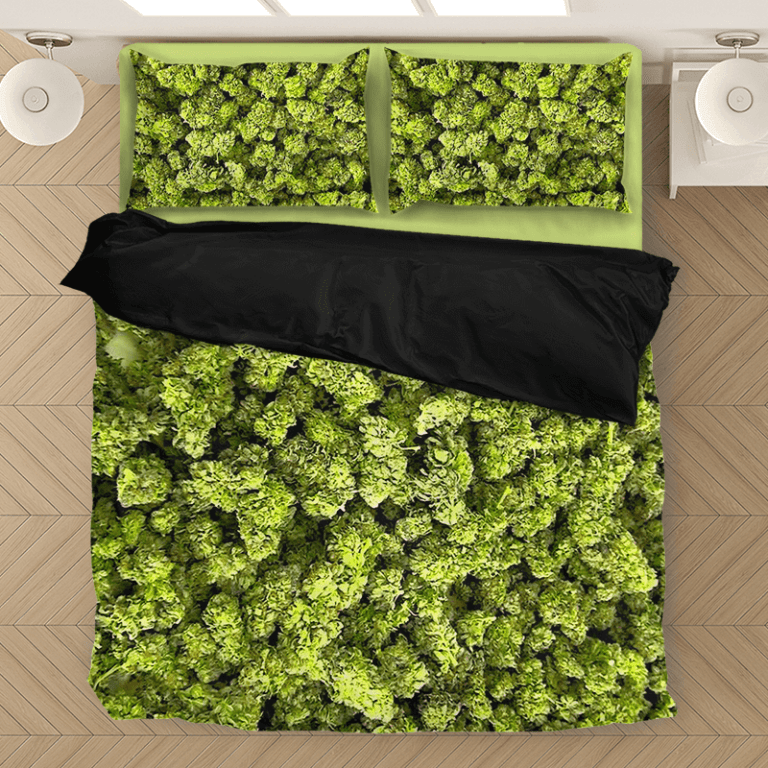 Marijuana Kush Nugs All Over Print Awesome Dope Bedding Set