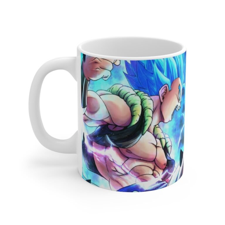 Dragon Ball Super Gogeta Blue vs Broly Dope Ceramic Coffee Mug