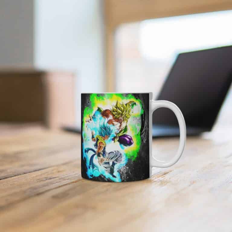 Dragon Ball Gogeta Vegito Broly Fight Fiesta Dope Coffee Mug