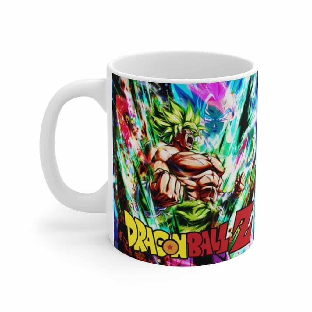 Dragon Ball Z Super Saiyan Broly Full Power Art Coffee Mug - Saiyan Stuff