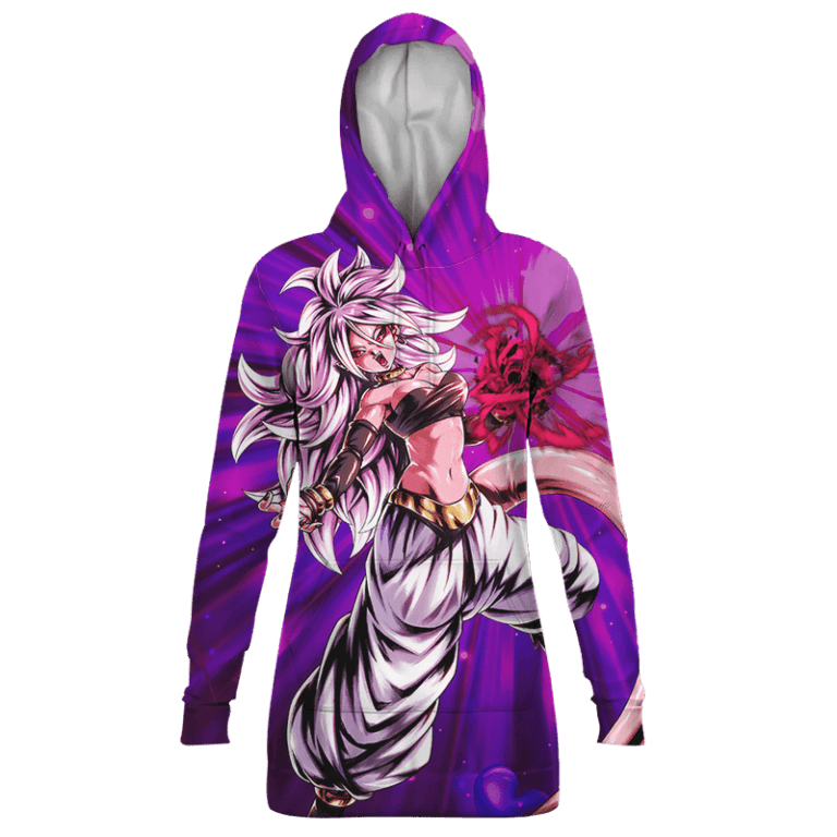 Dragon Ball Legends Evil Android 21 All Over Print Hoodie Dress