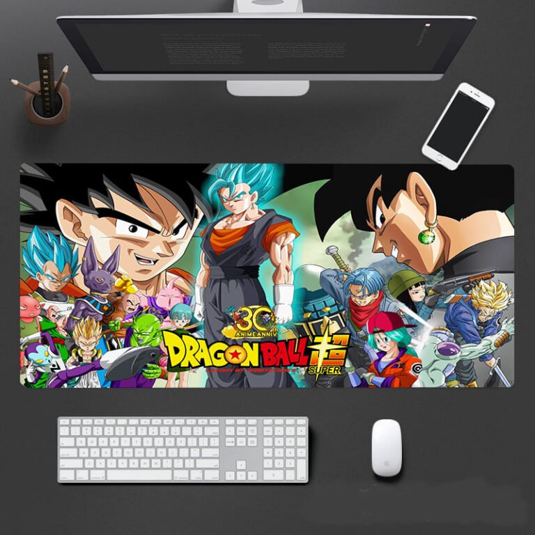 Shenron Goku And Dragon Balls Silhouette Orange Mouse Pad