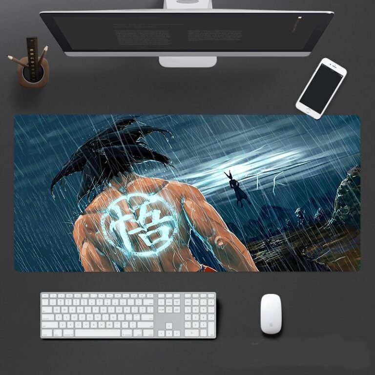 DBZ Cute Kid Goku And Shenron Dragon Balls Mouse Pad