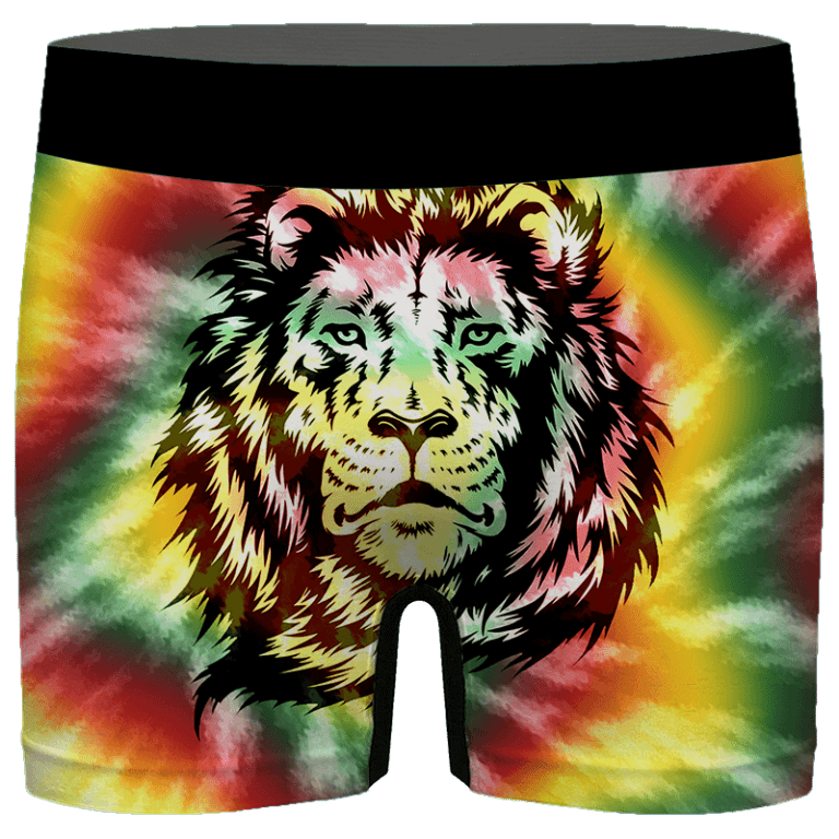 Reggae Inspired Tie Dye For The Stoners Dope Men’s Brief