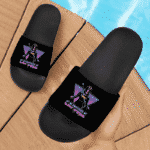 Dragon Ball Capsule Corp Future Trunks Retro Neon Dope Slide Sandals