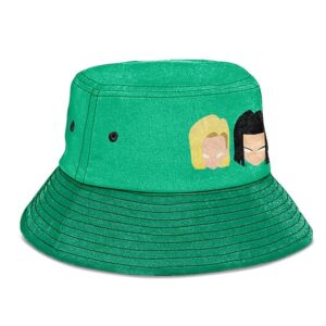 Android 17 and 18 Dragon Ball Z Mint Green Cool Bucket Hat