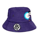 Son Gohan Ki Energy Kanji DBZ Purple and Powerful Bucket Hat