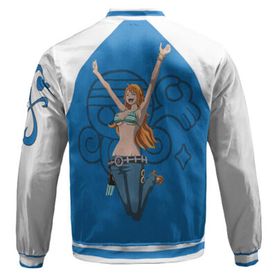 Belly Monetary Symbol And Cheerful Nami Varsity Jacket