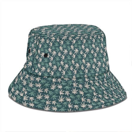 Stylish Cannabis Weed Leaf All Over Print Bucket Hat