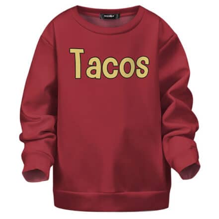 DBZ Krillin Minimalist Tacos Logo Children Sweater